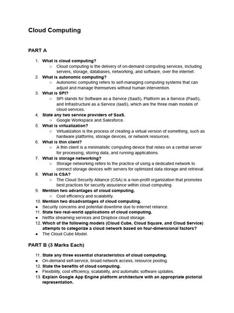 Cloud Computing Pdf Cloud Computing Software As A Service