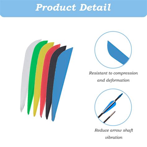 30 Pcs Arrow Fletching Hunting Arrows Feather Arrow Fletching Wing Archery Arrow Feathers
