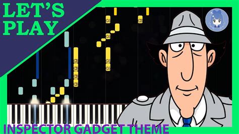 Inspector Gadget Theme Piano Tutorial Youtube