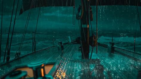 빗소리와 파도 소리가 피로와 스트레스를 잊게 해줍니다 잔잔한 빗소리와 천둥소리와 함께 깊은 잠에 빠져보세요 ⚡🌊 Youtube