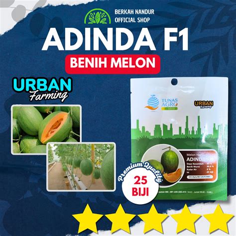 Jual Benih Melon Adinda F1 25 Biji Urban Farming Shopee Indonesia