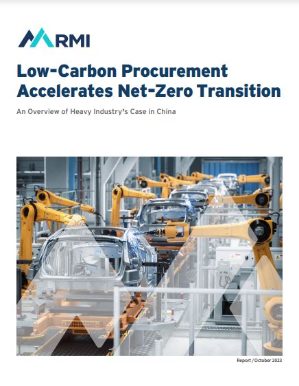 Low Carbon Procurement Accelerates Net Zero Transition An Overview Of