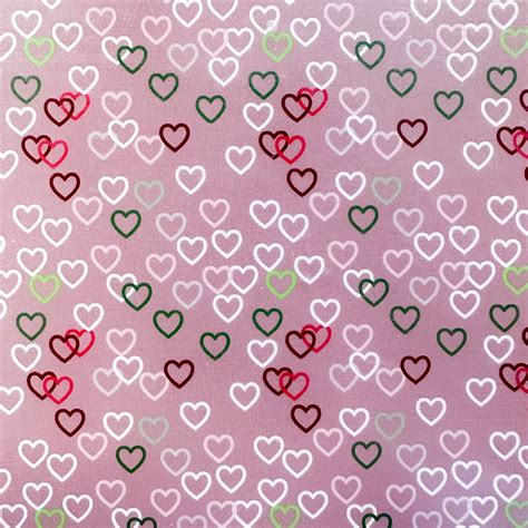 P0565 Mauve Interlocking Hearts Pattern Acrylic Sheet Custom Made Better