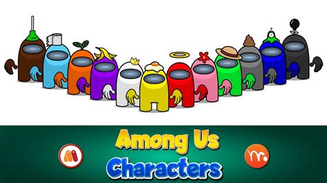 Among Us Characters Set In Moho New Version Rigged Animation Youtube