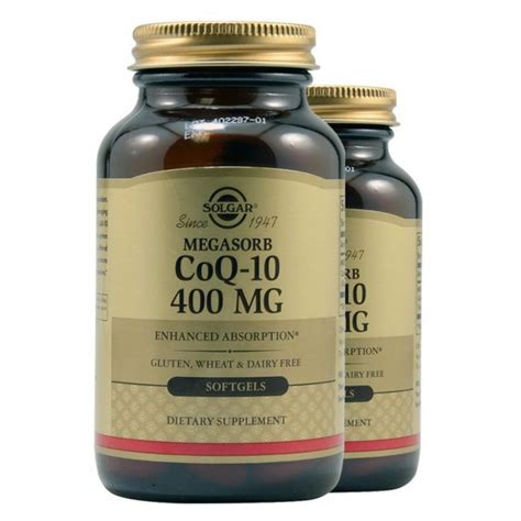 Coq 10 Softgels By Solgar