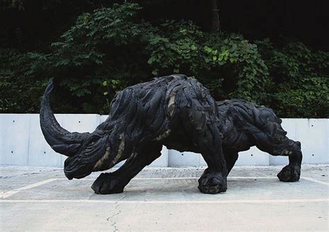 Amazing Sculptures Out Of Recycled Tires By Yong Ho Ji Design Is This