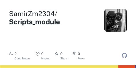 Github Samirzm2304scriptsmodule