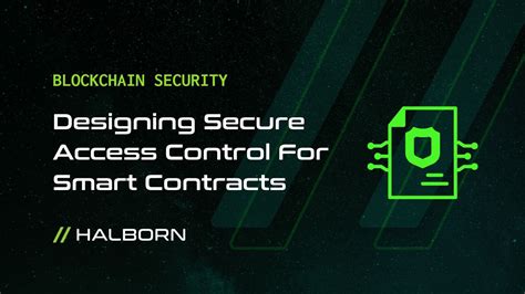 Designing Secure Access Control For Smart Contracts Rdefi
