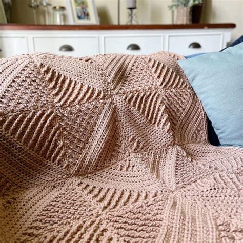 Stunning Textured Crochet Blanket Pattern Hanjan Crochet