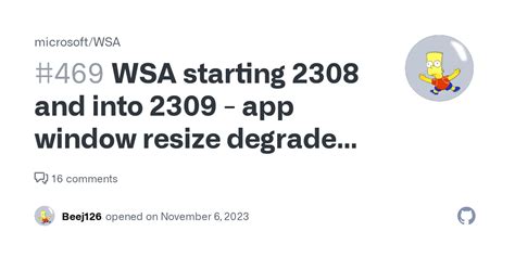 Wsa Starting 2308 And Into 2309 App Window Resize Degraded Content Stays Fixed To Narrow