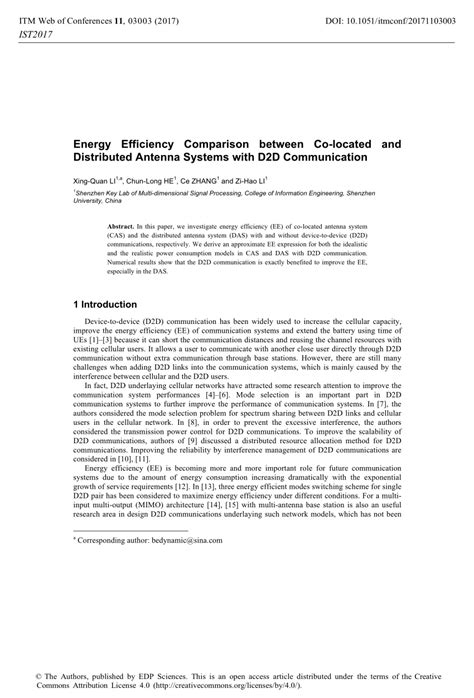Pdf Energy Efficiency Comparison Between Co Located And Distributed