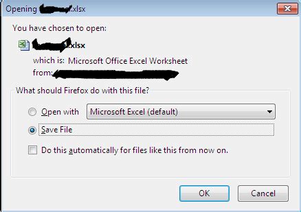 Php Firefox Detecting Xlsx File As 97 2003 Workbook Xls Which Saves The File As Example Xlsx