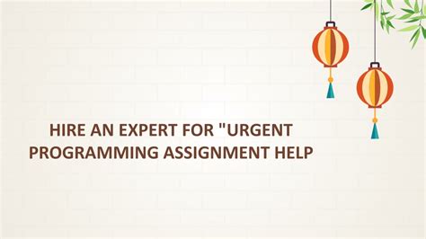 Ppt Hire An Expert For Urgent Programming Assignment Help Powerpoint