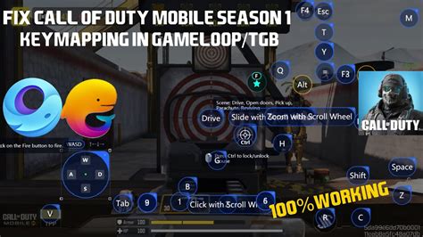 Call Of Duty Mobile Season 1 Keymapping Fix In Gamelooptgb 100 Working Latest Update