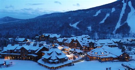 Luxury Ski In Ski Out In Vermont Stowe Vt Winter The Lodge At Spruce
