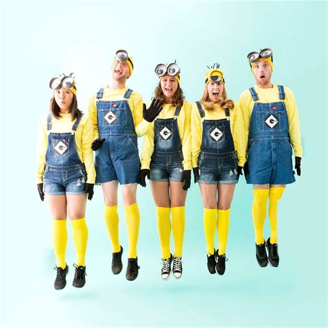 Make Minion Costumes For Your Squad This Halloween Minion Halloween Costumes Diy Group
