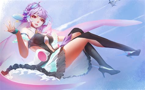 Wallpaper Illustration Anime Girls Short Hair Cartoon Fictional