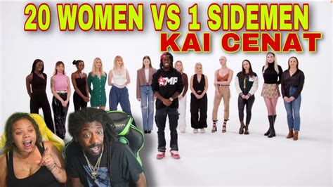20 Women Vs 1 Sidemen Kai Cenat Edition Reaction Youtube