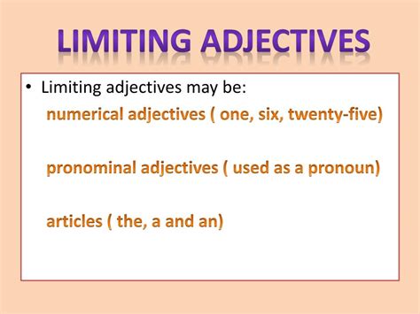 Ppt What Is An Adjective Powerpoint Presentation Free Download Id