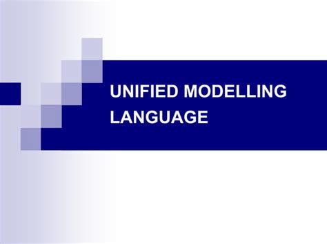 slide for unified modelling languange pdf