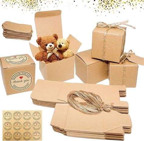 Doosjes Karton Kleine Geschenkdoosjes Kraftpapier Doosje