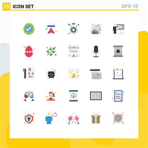 Set Of 25 Modern Ui Icons Symbols Signs For Strategy Presentation Server Art Photo Editable