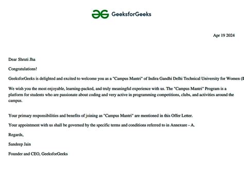 Shruti Jha On Linkedin Gfg Codingculture Opportunity Campusmatri