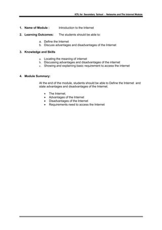 Module Intro Internet PDF