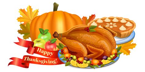 행복 한 추수 감사절 인사말 카드입니다 호박 사과 터키 호박 파이 메이플 흰색 바탕에 나뭇잎 가 수확 축제입니다 벡터 일러스트