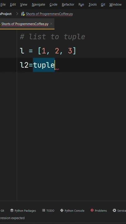 Tuple Converting Shorts Coding Programming Python Shortsfeed