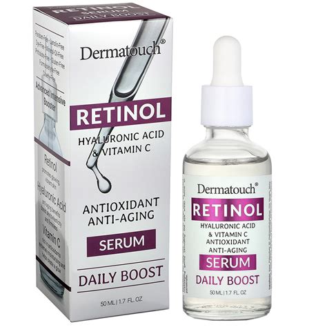 Dermatouch Retinol Face Serum Anti Aging Skin Care Formula With