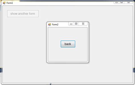 How To Bring The Form In Front After Closing Another Form In Vb Net Stack Overflow