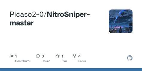 GitHub Picaso NitroSniper Master