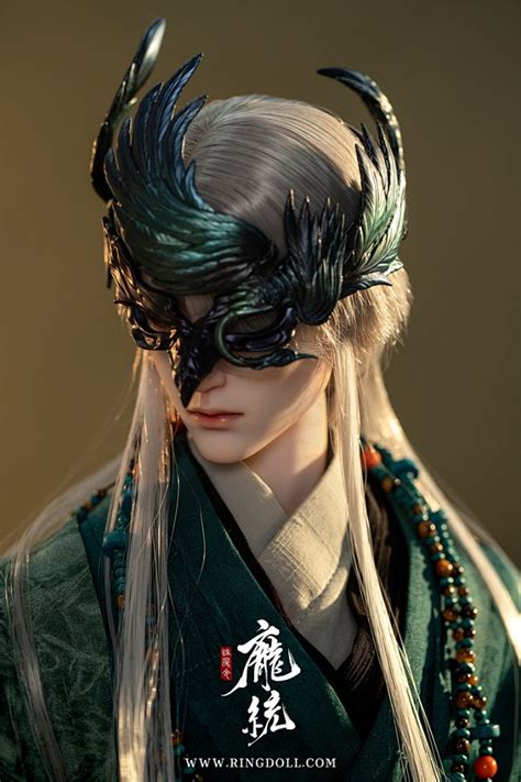 Ringdoll戒之人形 倛 庞统古装面具配件 会员专属三代叔体bjd男娃 淘宝网