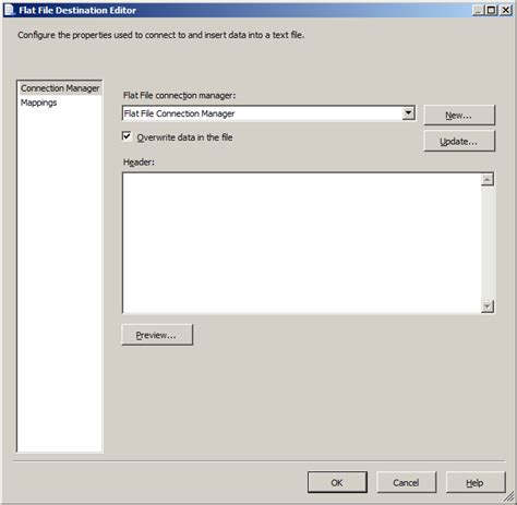 Sql Server SSIS ANSI Flatfile Always Saved As UTF 8 W O BOM