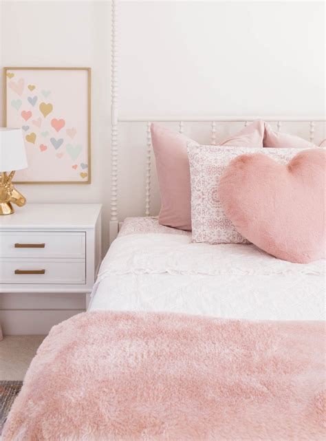 Blush Glam Girl Bedroom Reveal The Double Take Girls Artofit