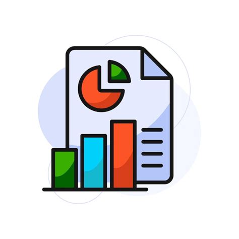 Premium Vector Data Report Illustration Design Vector Illustration