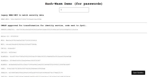 Hash Wasm Forked Codesandbox