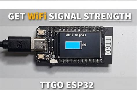Esp32 Ttgo Wifi Signal Strength