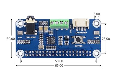 wm8960 audio decoder board stereo decoding expansion board w small