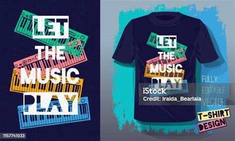 T 셔츠 디자인을 위한 음악 이 글자 슬로건 복고풍 스케치 스타일의 악기 피아노를 연주하자 포스터에 대한 스톡 벡터 아트 및 기타 이미지 포스터 피아노 T 셔츠