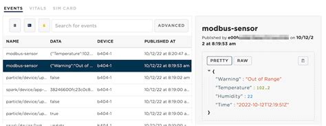 About Modbus Hardware Particle