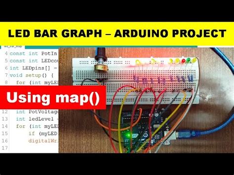 734 LED Bar Graph Using Map Function Arduino Uno Code YouTube