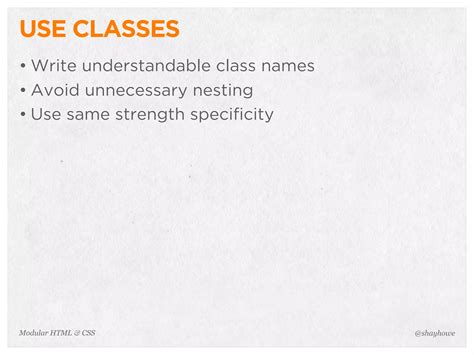 Modular Html And Css Ppt