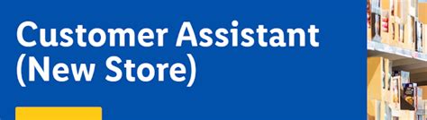 Full Time Customer Assistant Job At Lidl New Store