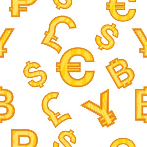 Currency Pattern Cartoon Style 14861058 Vector Art At Vecteezy