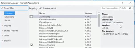 Add Assemblies Explorer In Reference Window C Visual Studio 2022