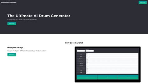 Ai Drum Generator Latest Product Information Latest Pricing And Options Aitoolhub Net