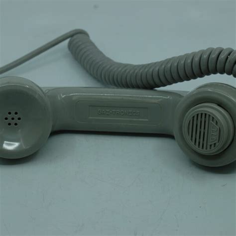Model 1710a Handset With 6 Ft Cord For Gai Tronics Intercom 15 Ft Cord Hartley Oil Company Inc