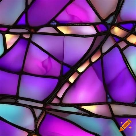 Purple Stained Glass Patterns On Craiyon